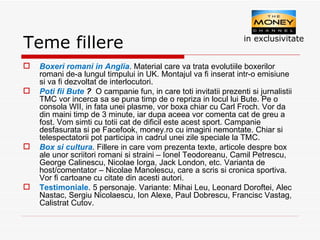 Lucian bute vs Carl Froch - in exlusivitate la The Money Channel | PPT