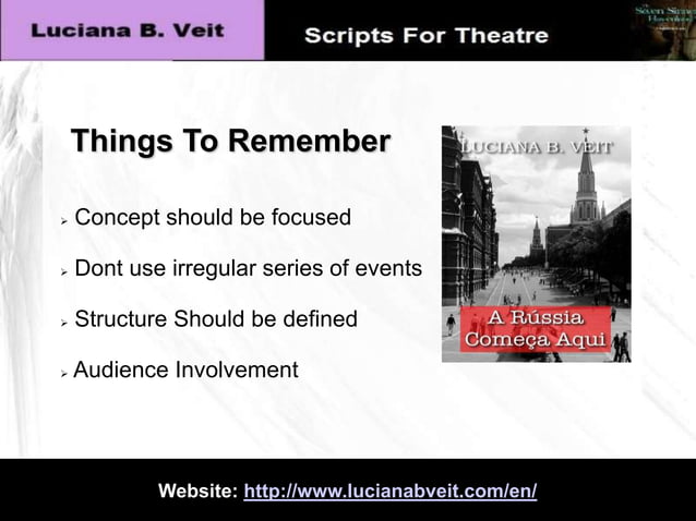 Theatre Scripts | PPT