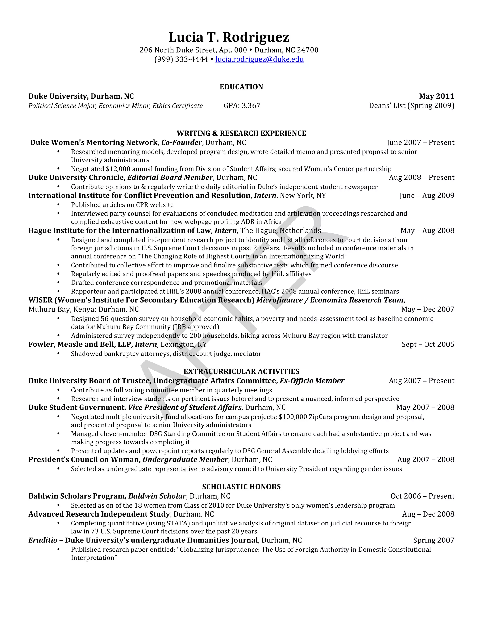 Senior Resume: before and after | PDF