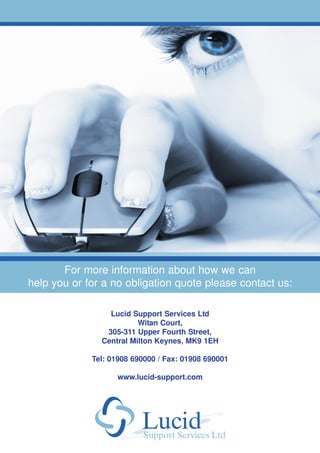 Lucid Brochure Full 2012 | PDF