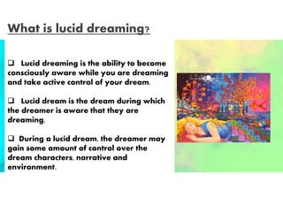 Lucid dreams | PPT