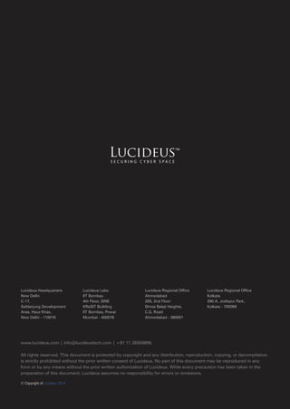 Lucideus Certified Cyber Security Analyst | PDF