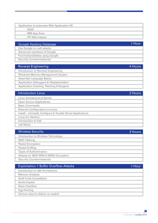 Lucideus Certified Cyber Security Analyst | PDF