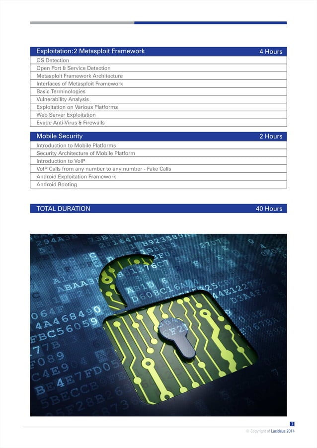 Lucideus Certified Cyber Security Analyst | PDF