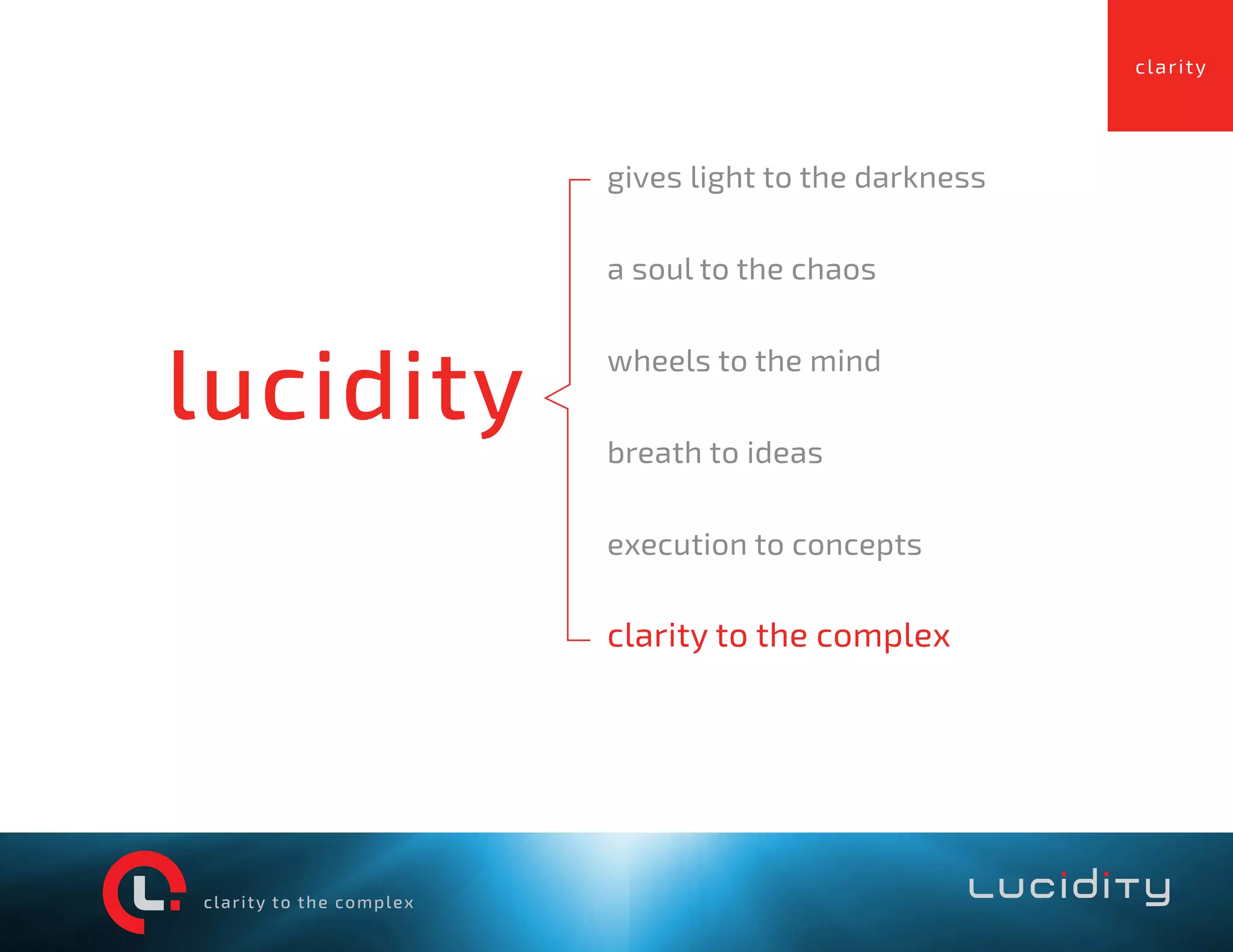 Lucidity - Bringing Clarity to the Complex | PPT