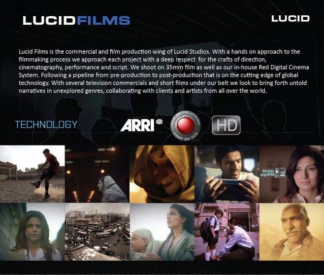 Lucid Studios Overview - 2012 | PDF