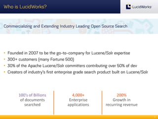 Introducing LucidWorks App for Splunk Enterprise webinar | PPTX
