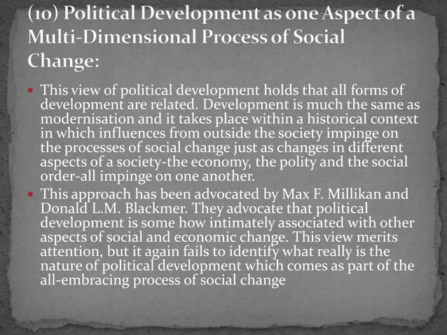 Lucien w pie, definitions of Political development, Lucien Pie concept ...