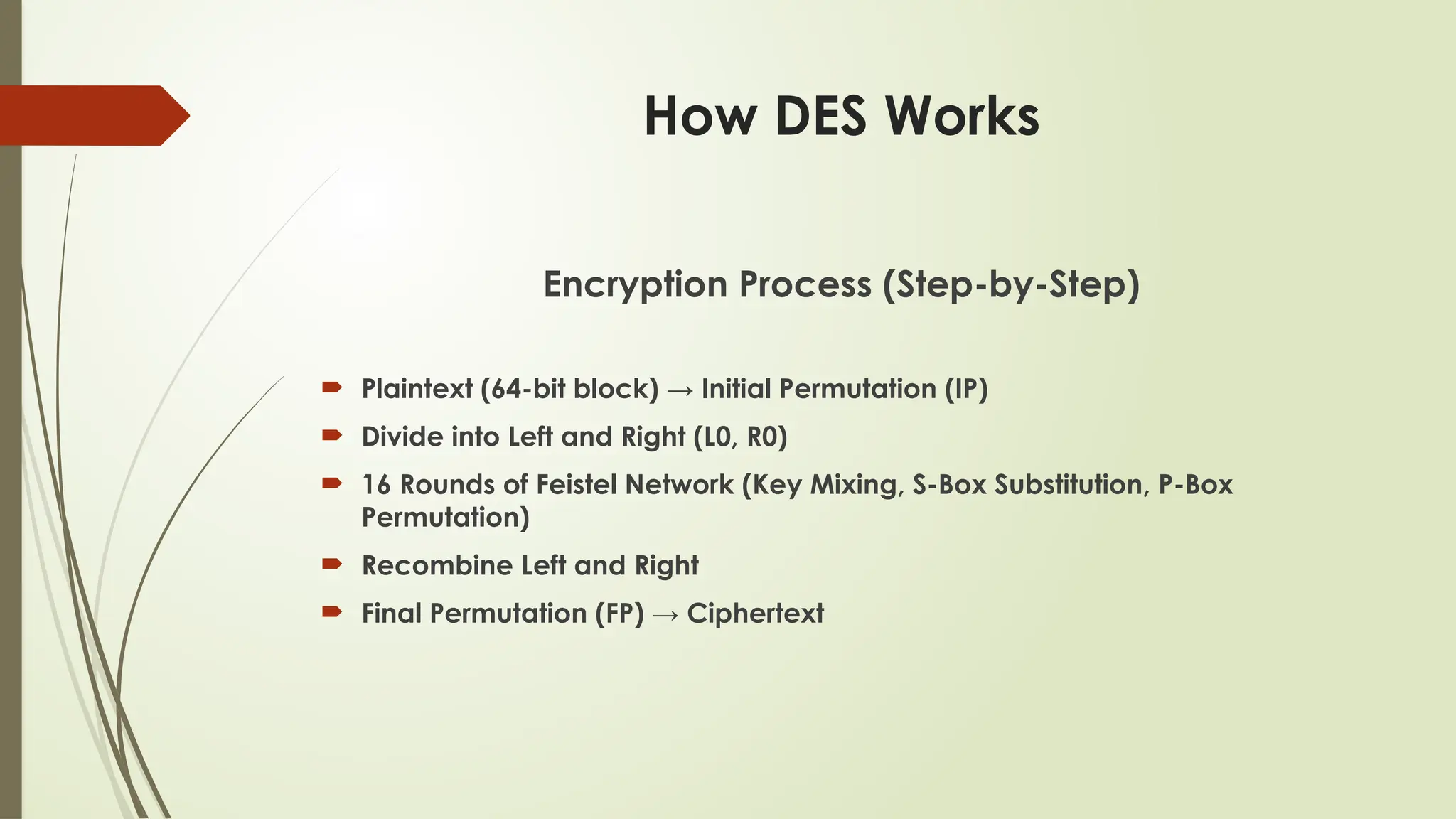 Lucifer and DES cryptography and network security | PPTX