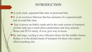 Lucknow CycleTrack | PPTX