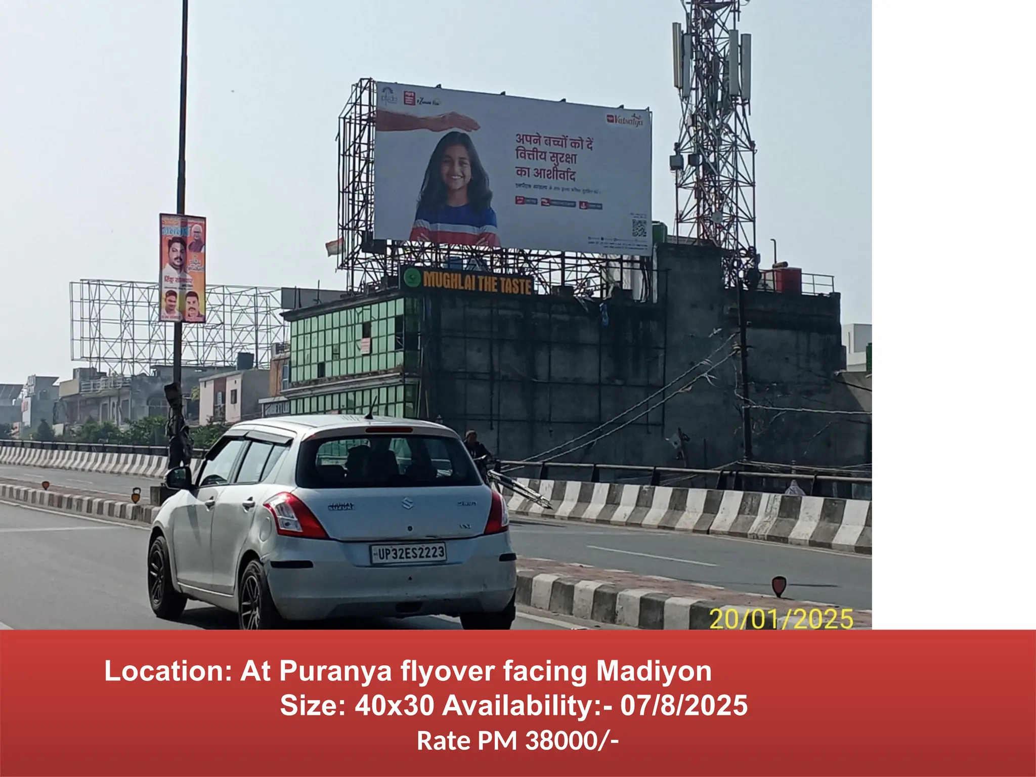 Lucknow Media Plan Police Booth, Hoarding Availability.pptx