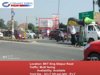 Lucknow Media Plan Police Booth, Hoarding Availability.pptx