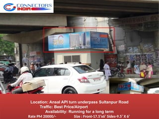 Lucknow Media Plan Police Booth, Hoarding Availability.pptx