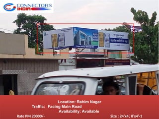 Lucknow Media Plan Police Booth, Hoarding Availability.pptx