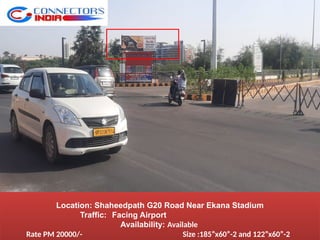 Lucknow Media Plan Police Booth, Hoarding Availability.pptx