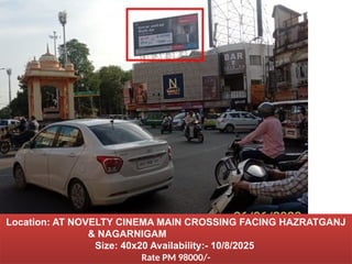 Lucknow Media Plan Police Booth, Hoarding Availability.pptx