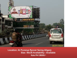 Lucknow Media Plan Police Booth, Hoarding Availability.pptx