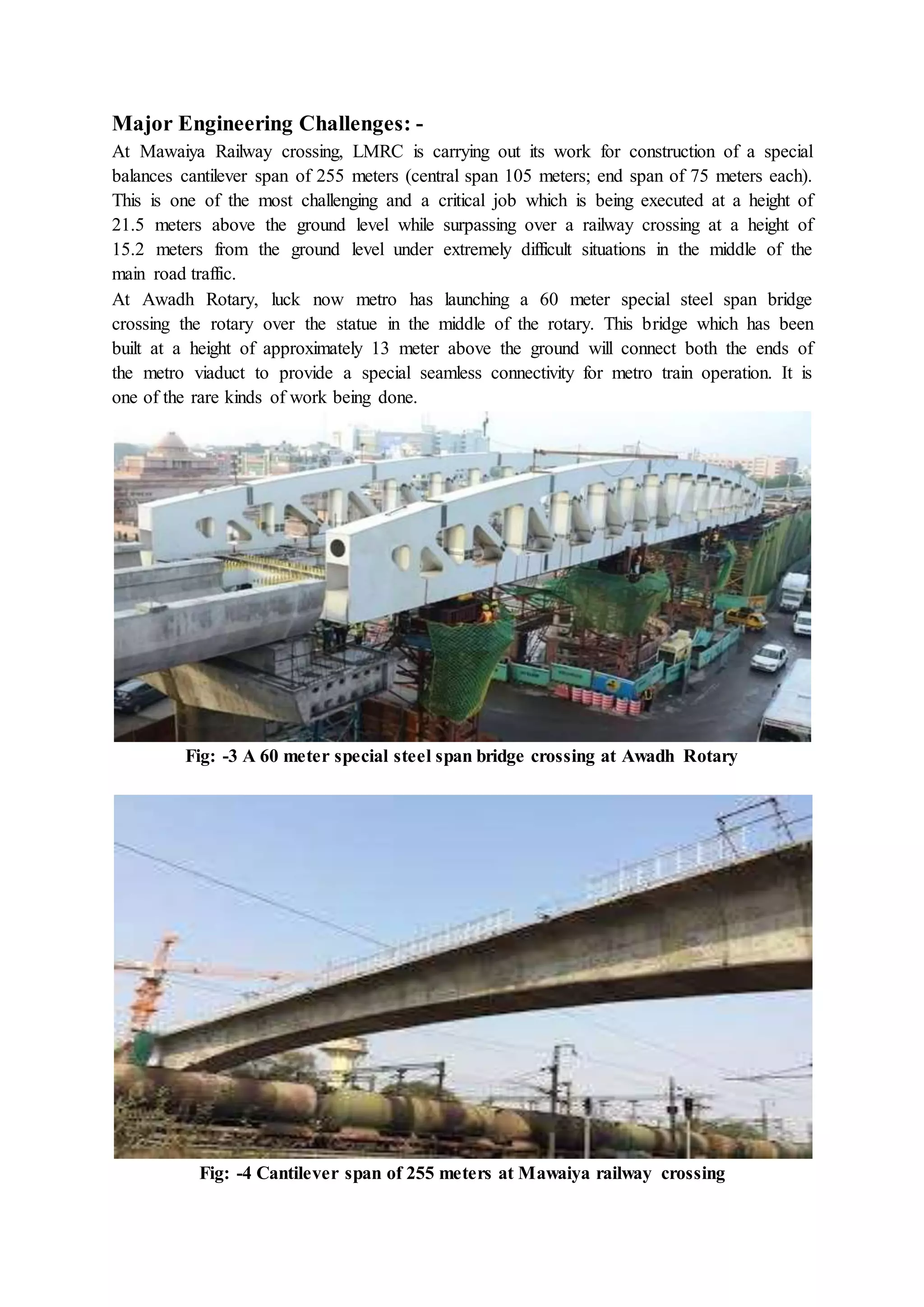 Lucknow metro report | DOCX