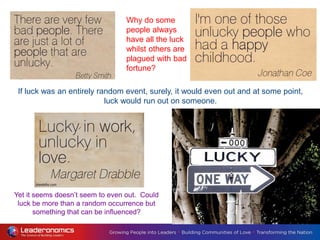 Increasing Your Return on Luck | PPT