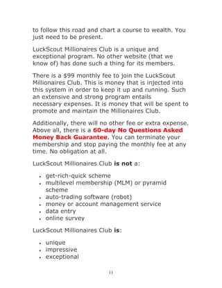 Luck scout ultimate_wealth_system | PDF | Financial Industry | Industries