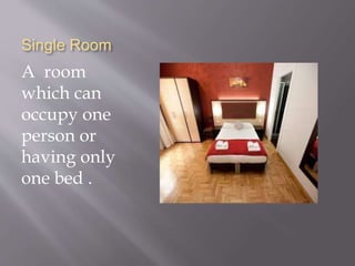 Various Categories of room in Hotel.. | PPTX