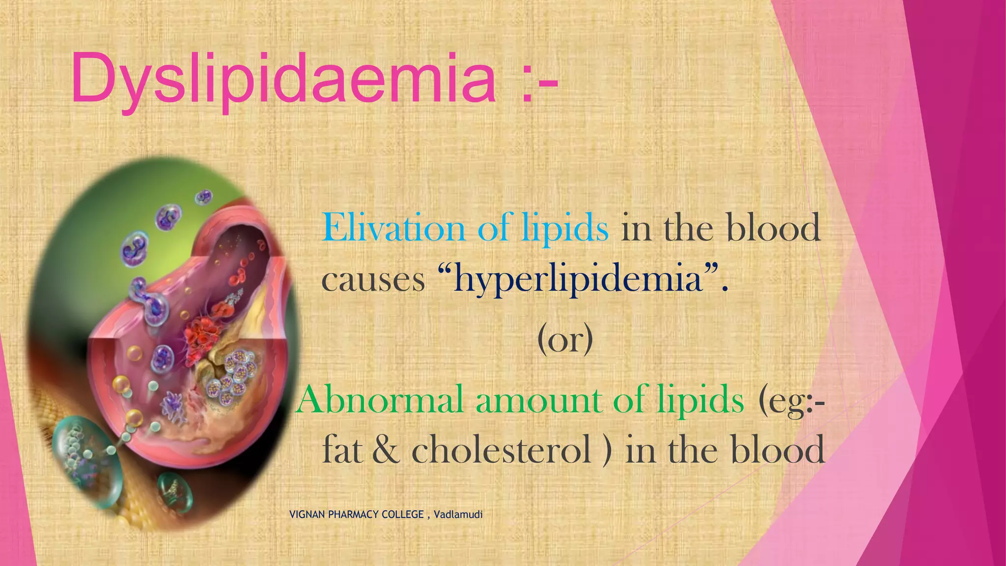 Dyslipidemia | PPT