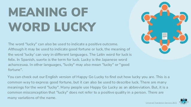 Lucky in Other Languages | PPT