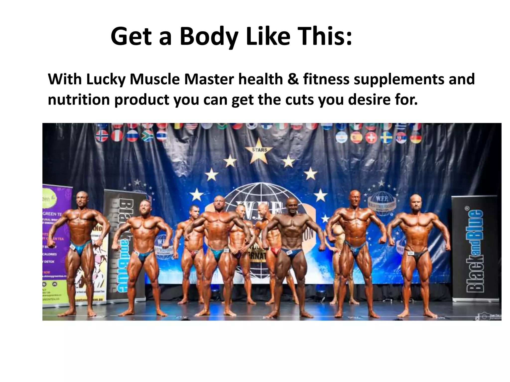 Lucky Muscle Master Supplement Store | PPTX