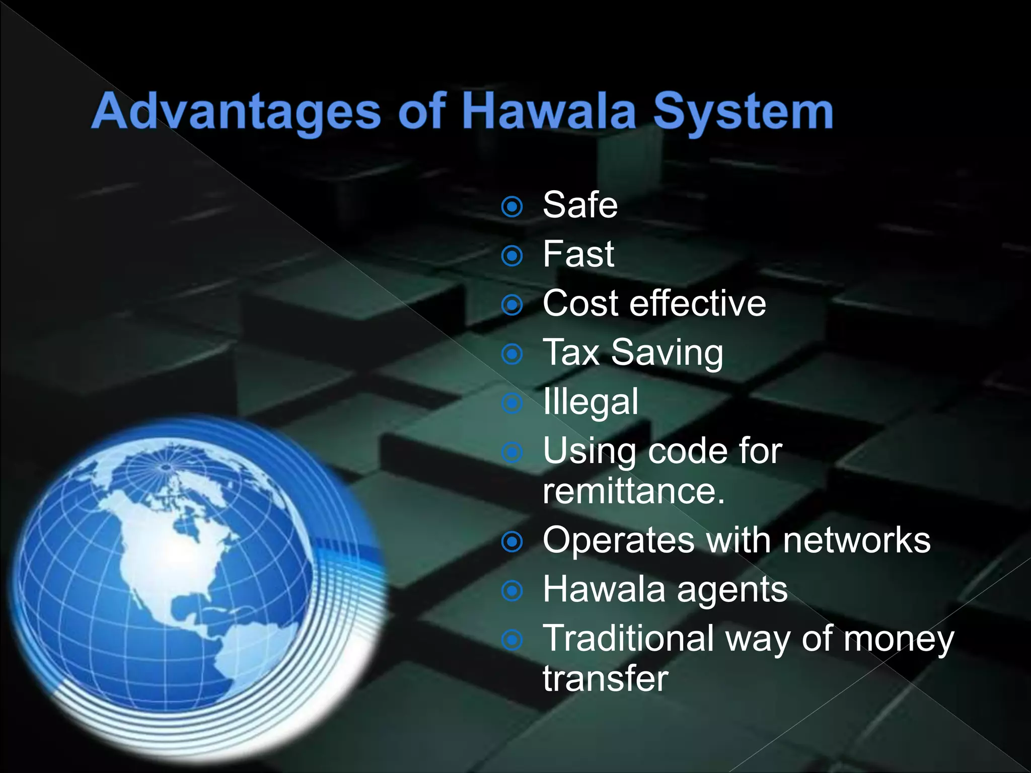 Hawala transaction and banking | PPTX
