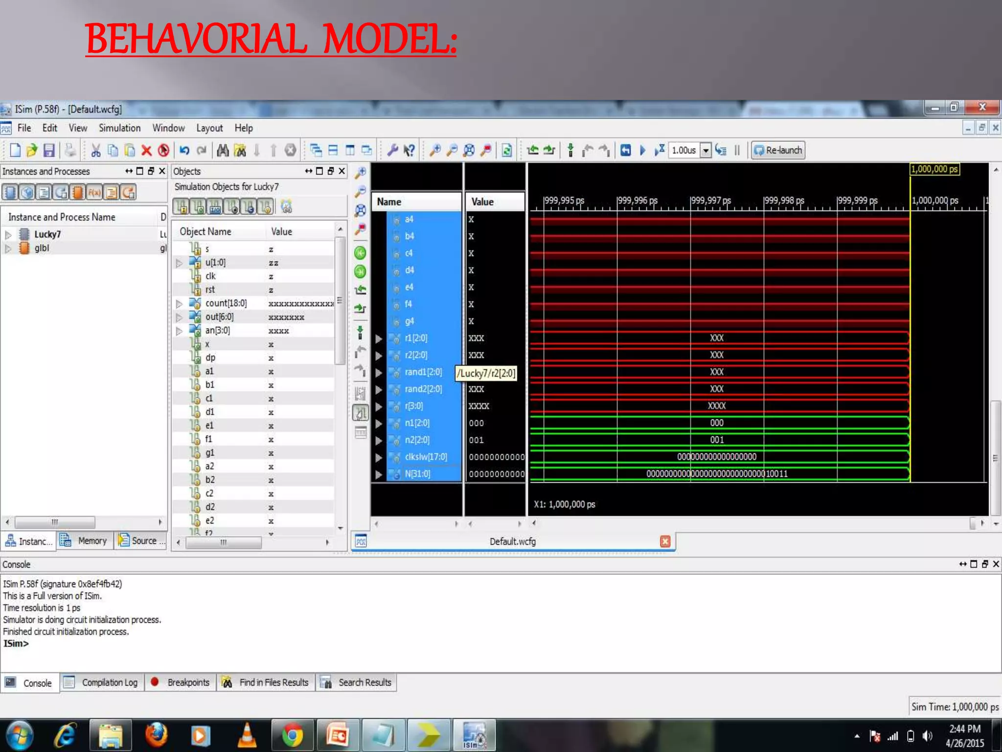 Lucky Seven Game Using 7 Segment Display In Fpga Ppt