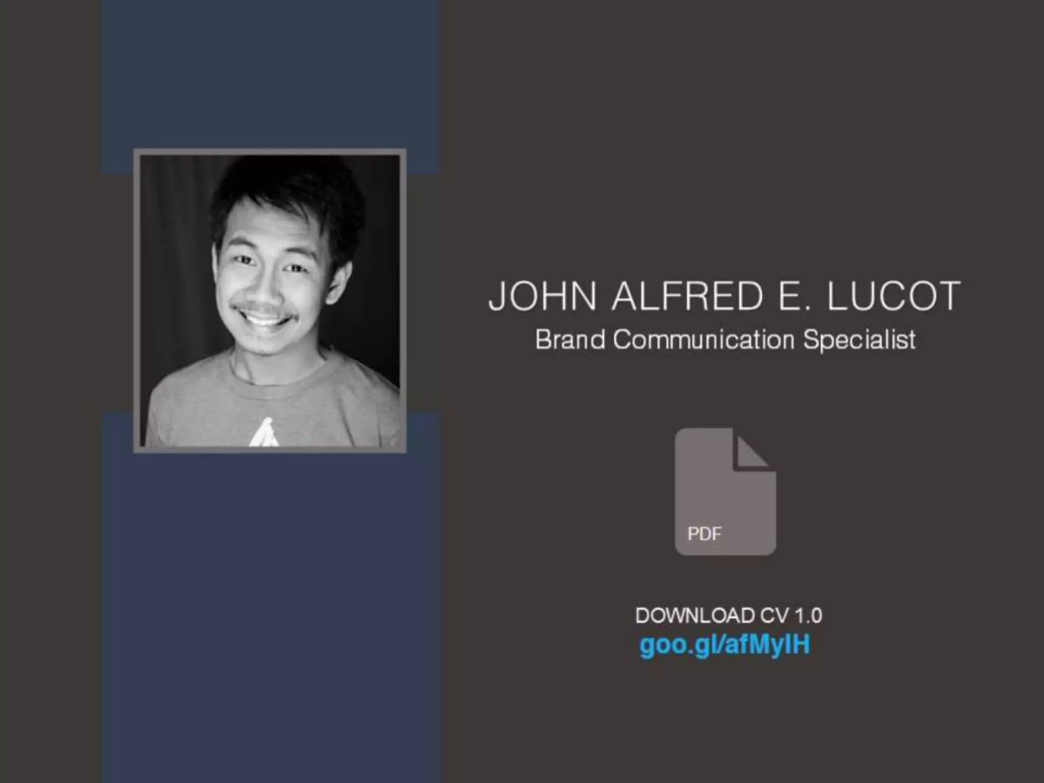 Alfred Lucot CV 2.0 | PPT