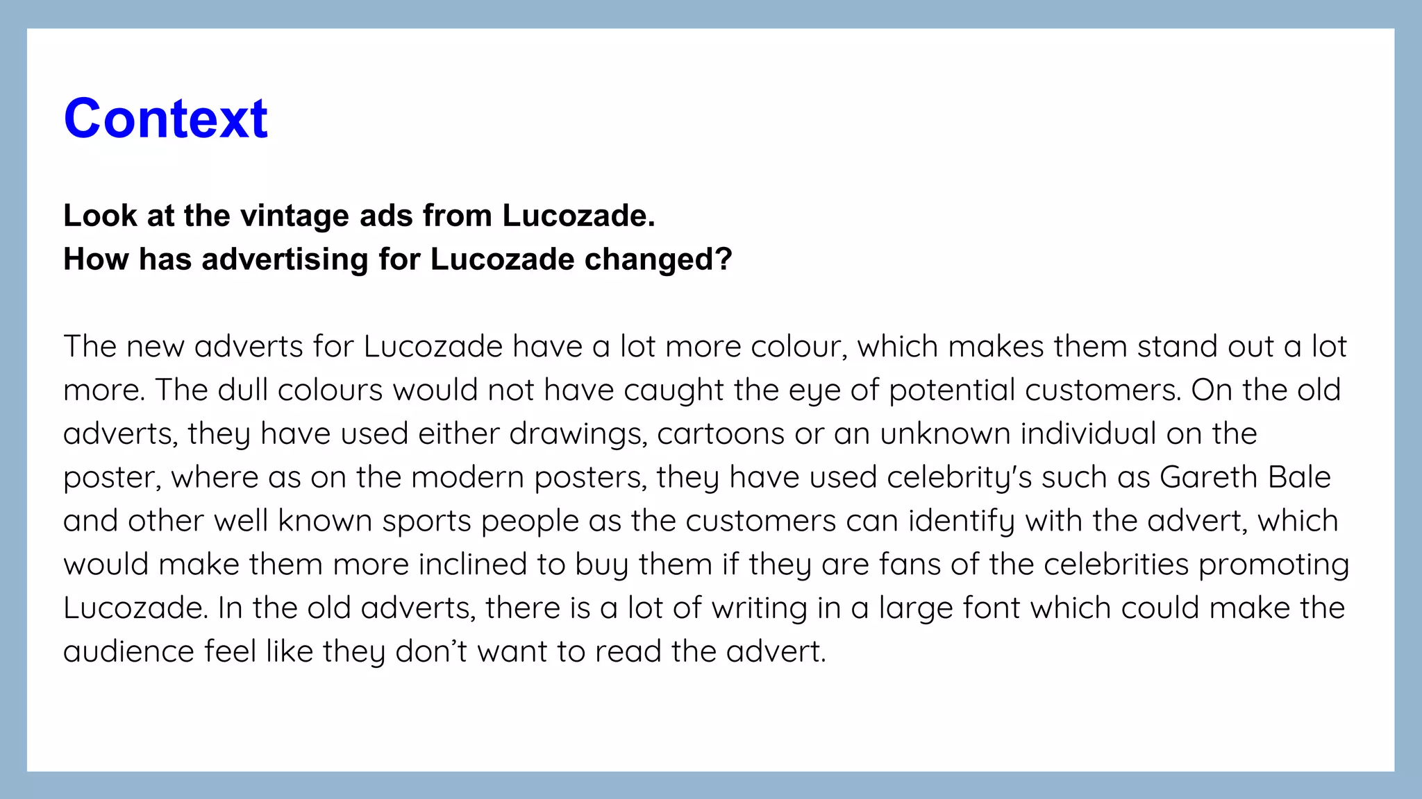 Lucozade | PPTX
