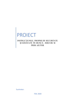 Lucrare curs ssm 2020 | DOCX