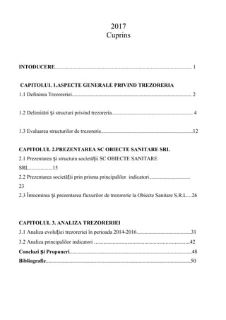 Lucrare de licență contabilitatea și gestiunea trezoreriei . | DOC