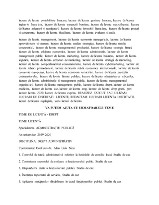 Lucrari de licenta, disertatie drept | PDF
