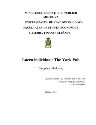 Lucru individual-marketing | DOCX