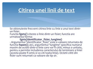Lucrul cu fisiere php | PPT