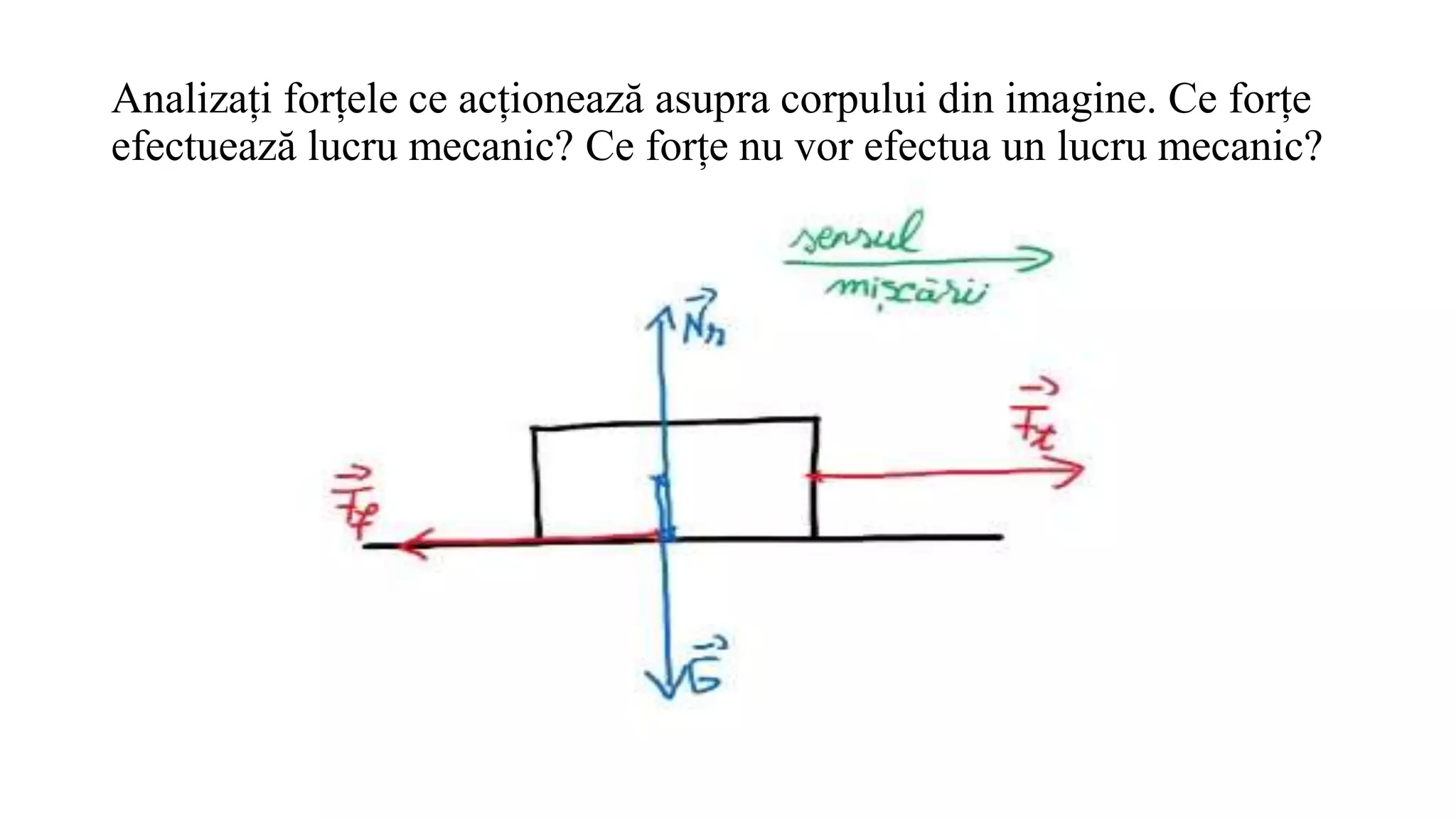 Lucrul mecanic | PPTX
