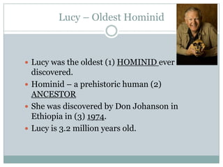 Lucy Presentation | PPTX