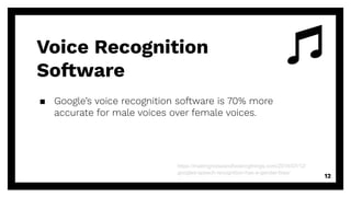 Lucy Craddock CloudCampLondon - AI Ethics - Bias in Data | PDF