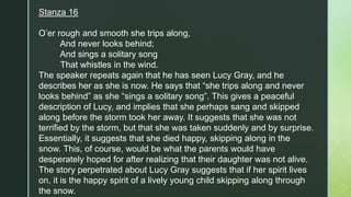 Lucy Gray by wWlliam Wordsworth | PPTX