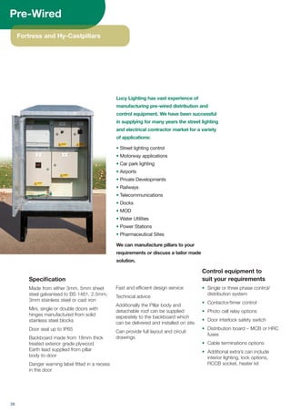 Lucy Lighting Street Lighting Electrical Catalogue | PDF | Computer ...