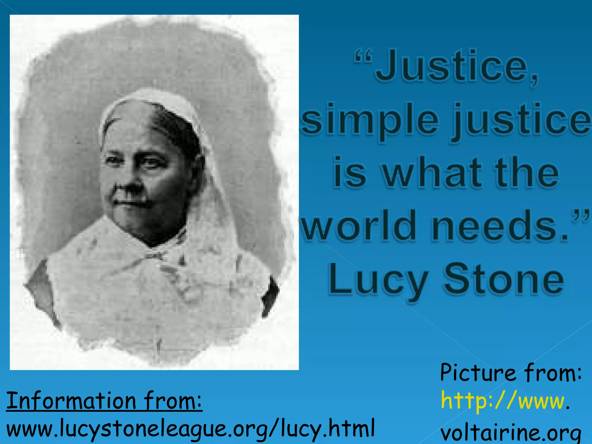 Lucy Stone Speech | PPT