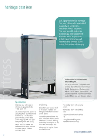 Lucy Zodion Feeder Pillar Catalogue | PDF