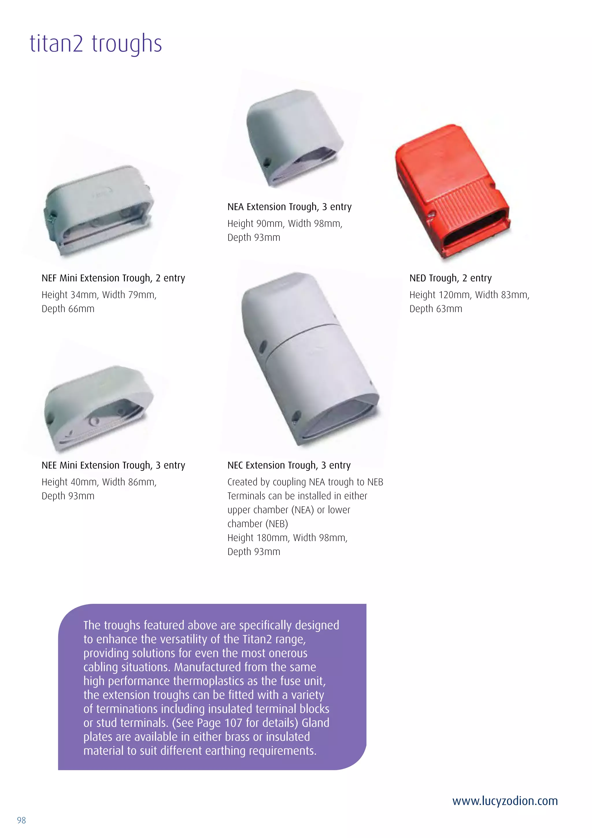 Lucy Zodion Titan2 Street Lighting Cut Outs - Single & Double Pole Cut ...