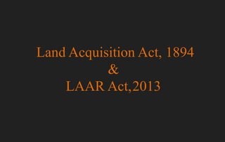 Land Acquisition System India | PDF