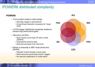 SMT Verification of the POWER5 and POWER6 High-Performance Processors | PPT