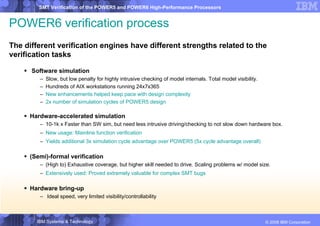 SMT Verification of the POWER5 and POWER6 High-Performance Processors | PPT