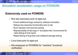 SMT Verification of the POWER5 and POWER6 High-Performance Processors | PPT