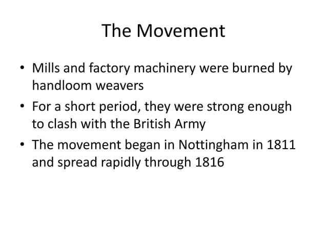 Luddites | PPT